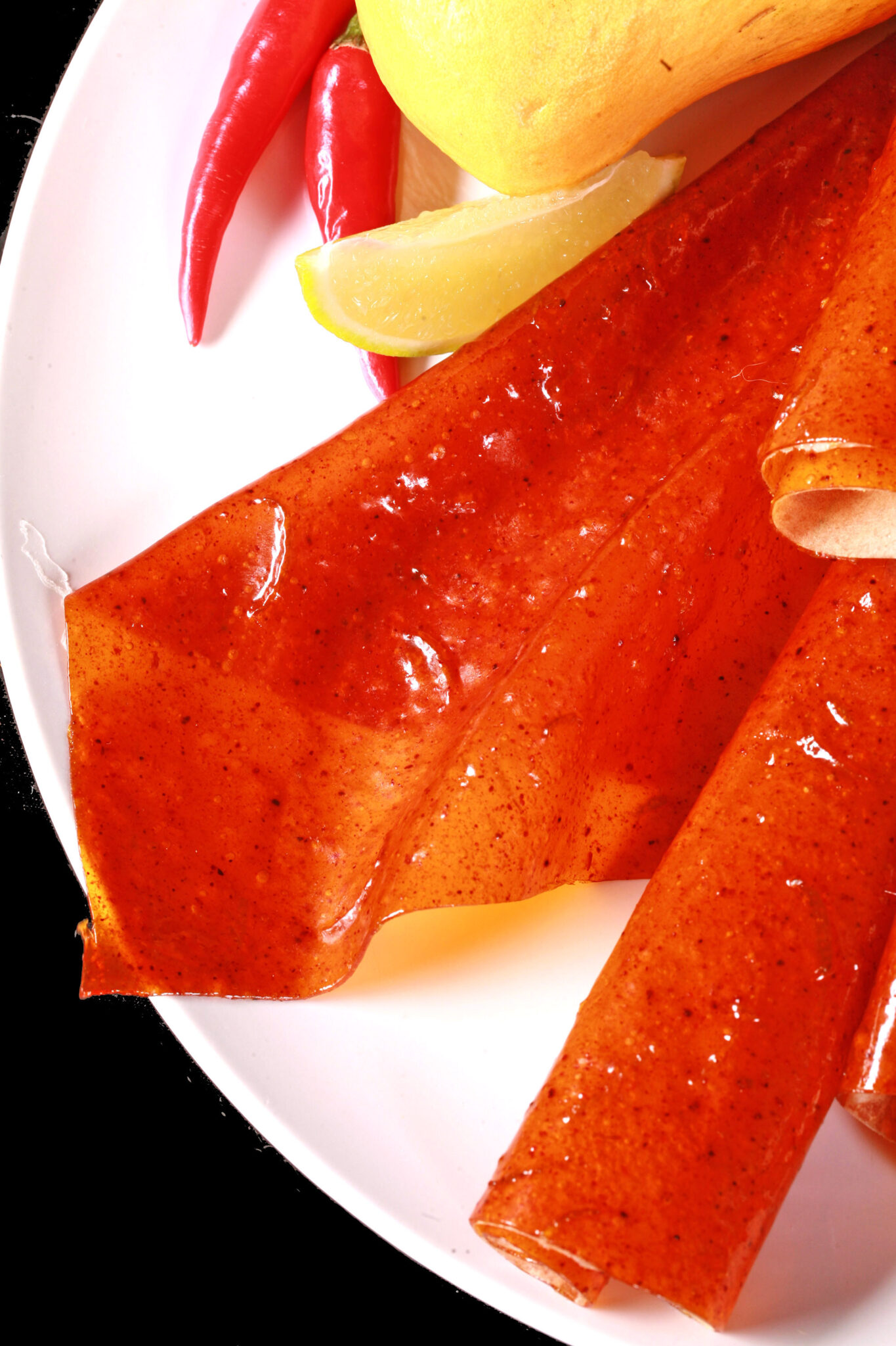 Chili Lime Mango Fruit Leather Recipe [Mango Fruit Roll-Ups] - Dried ...