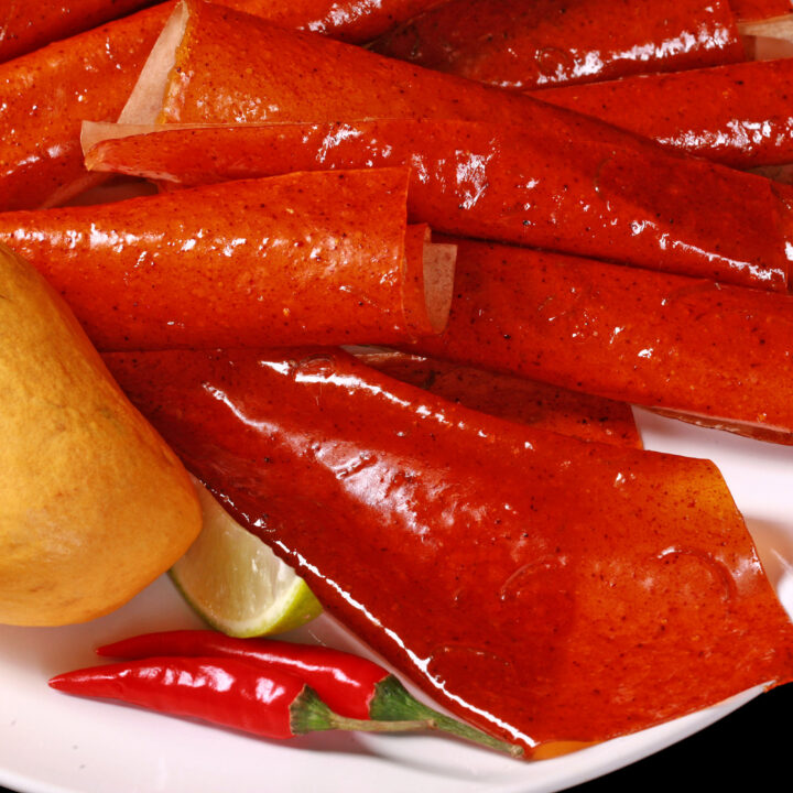 Chili Lime Mango Fruit Leather Recipe [Mango Fruit Roll-Ups] - Dried ...