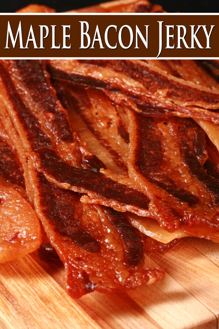 Easy Maple Bacon Jerky Recipe - Dried and Tasty